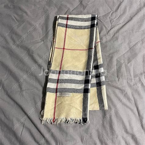 버버리 정품 캐시미어 머플러 여성의류 중고나라
