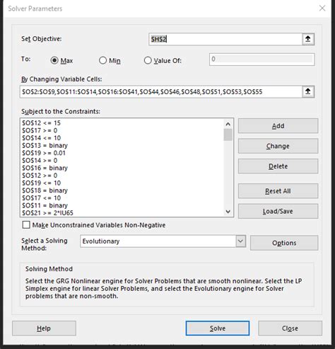 Linear Programming Constraints In Excel Solver Mathematics Stack