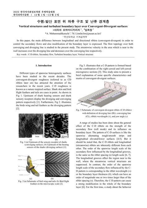 Pdf Vortical Structures And Turbulent Boundary Layer Over Convergent Divergent Surfaces