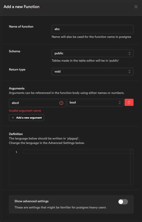 Cant Create Cloud Function With Argument · Issue 4208 · Supabasesupabase · Github