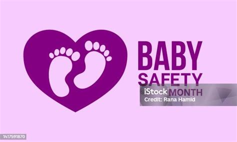 매년 9월에 관찰되는 아기 안전의 달의 벡터 일러스트 레이 션 디자인 개념 0명에 대한 스톡 벡터 아트 및 기타 이미지 0명 2022년 2023년 Istock