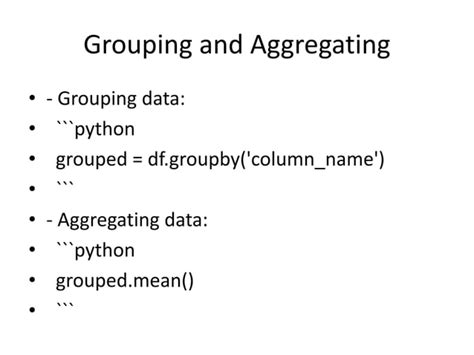 Detailed Explanation About Python Pandas Library Ppt