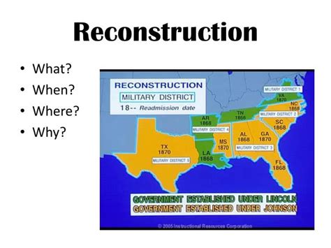 Ppt Reconstruction Period 13th 14th And 15th Amendments And Post