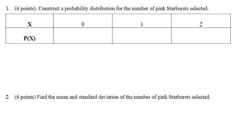 Free Can Anyone Help Me I Am Getting Confused A Bag Contains 20 Pieces Of Starbursts Of