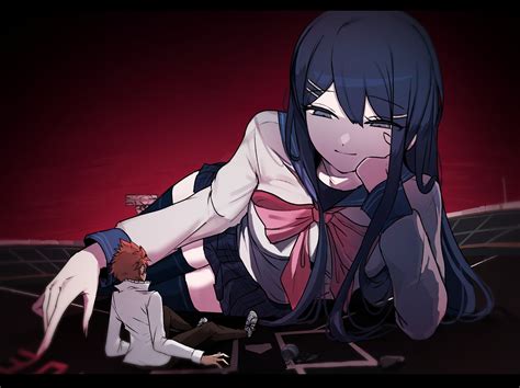 Maizono Sayaka And Kuwata Leon Danganronpa And 1 More Drawn By