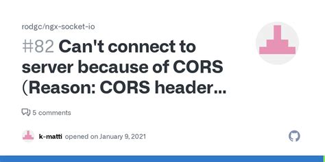 Cant Connect To Server Because Of Cors Reason Cors Header ‘access Control Allow Origin
