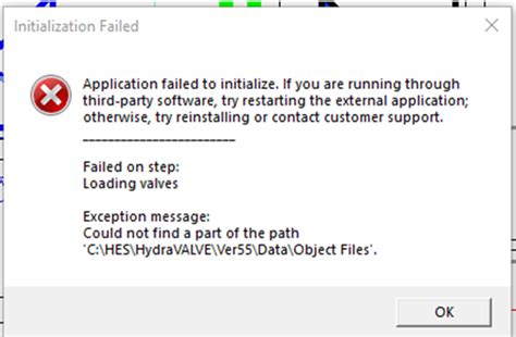 Hydracards Initialization Failed Could Not Find Part Of The Path