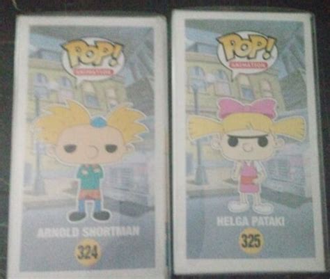 Nickelodeon Hey Arnold Pop Figures Arnold And Helga 4643883812