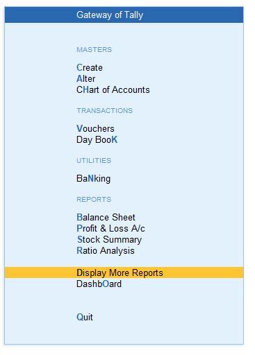 Comprehensive Data Analysis With Tally Prime Reports