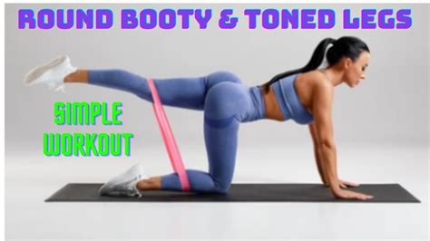 Toned Legs And Round Booty At Home Workout No Equipment Youtube