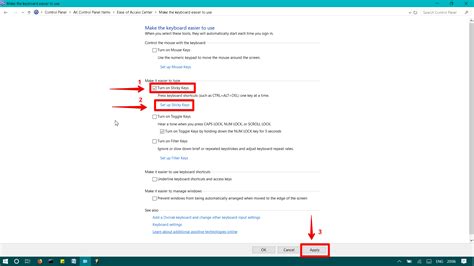 How To Enable And Disable Sticky Keys In Windows 10