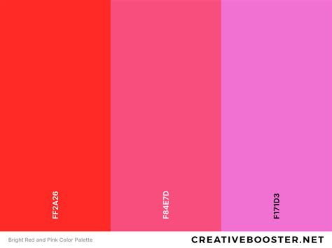 Red Pink Color Scheme