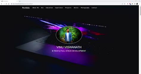 Vinu Viswanath On Linkedin Personalprofile Github Html5 Css