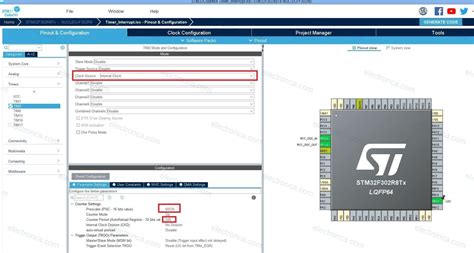 Led Blink With Timer And Interrupt Nucleo Stm32f302r8