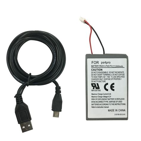 Battery For Ps4 Pro Controller 2000mah 37v Rechar Grandado