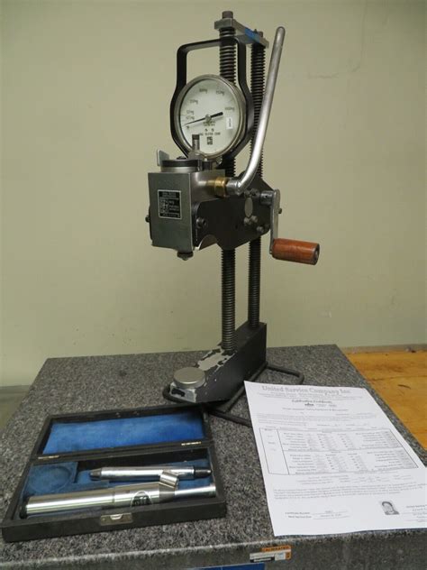 Newage King Test 1000kg Portable Brinell Hardness Tester Calibrated Po44 Bullseye Calibration