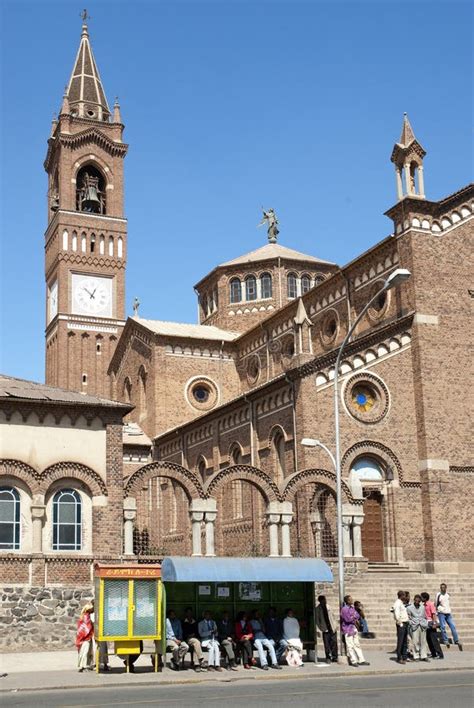 Italian Built Cathedral In Asmara Eritrea Editorial Stock Photo Image Of Africa Colonial