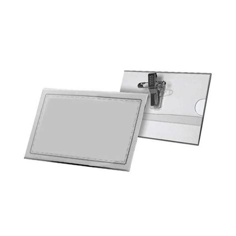 ბეიჯი კლიპით მეტალი