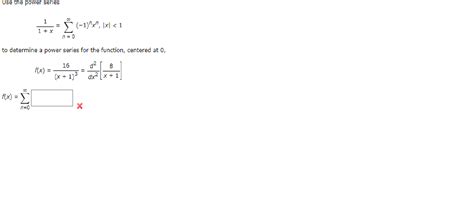 solved find a power series for the function centered at c
