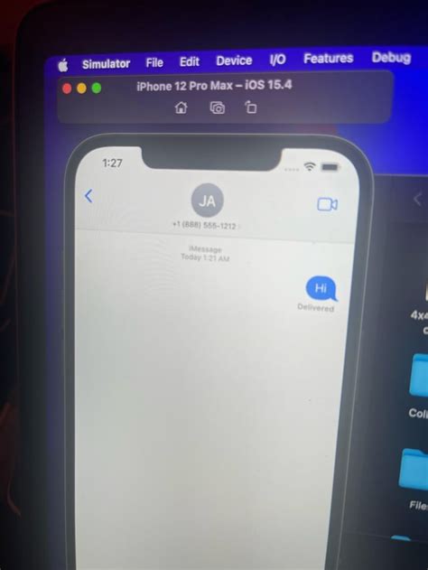 So I Just Somehow Managed To Send An Imessage In The Ios Simulator And
