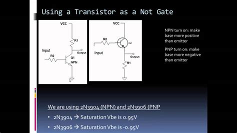 Not Gate Transistor