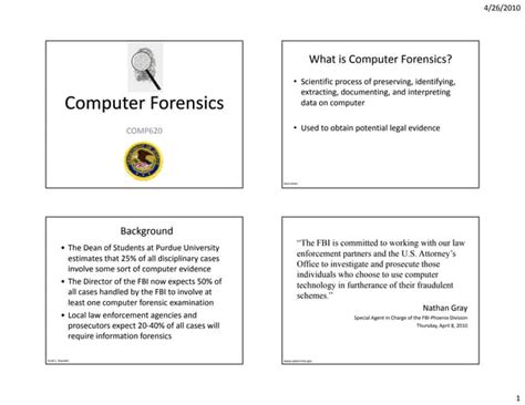 computer forensics [pdf library] ppt