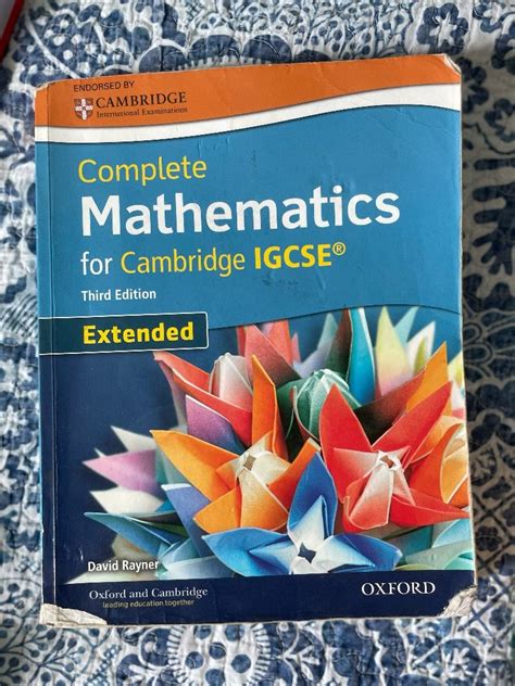 Igcse Extended Mathematics Textbook Hobbies And Toys Books And Magazines Textbooks On Carousell