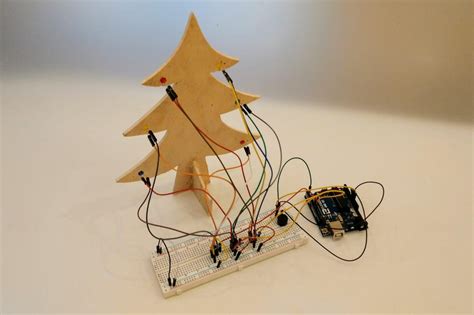 arduino music and lights christmas tree 5 steps instructables