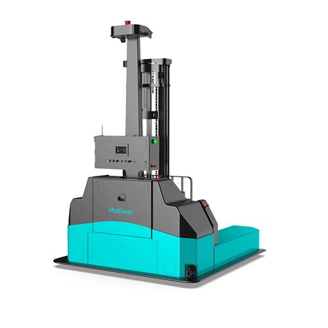 측면 포크식 무인지게차