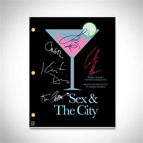 Sex And The City 1998 Script Limited Signature Edition Rare T