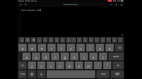 First Video Of The Playlist How To Make Variables And Make Them Work In Pythonprogramming