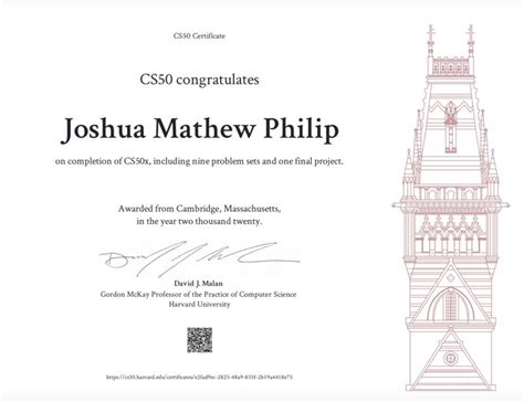 joshua mathew philip on linkedin learning programming computerscience cs50x