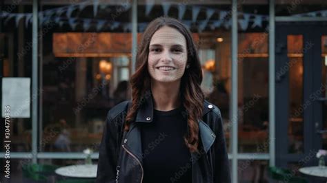 Animation 3d Recognition Scanning Mask Of The Face Woman Facial Recognition Protection And Scan