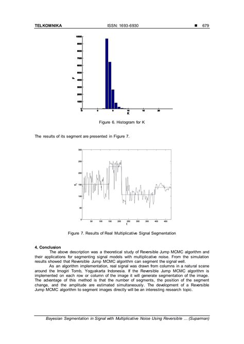 Bayesian Segmentation In Signal With Multiplicative Noise Using Reversible Jump Mcmc Pdf