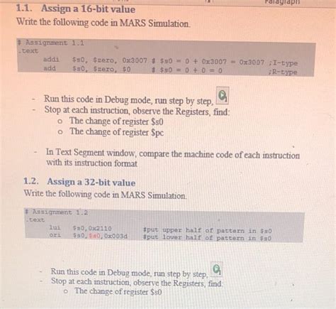 Solved 11 Assign A 16 Bit Value Write The Following Code