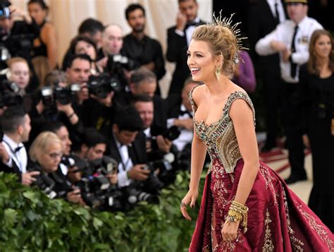 Blake Lively Met Gala Dress 2018 Popsugar Fashion