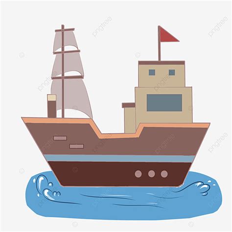 크리 에이 티브 증기선 손으로 그린 증기선 절묘한 티브 손으로 선박 장식 Png 일러스트 및 Psd 이미지 무료 다운로드 Pngtree