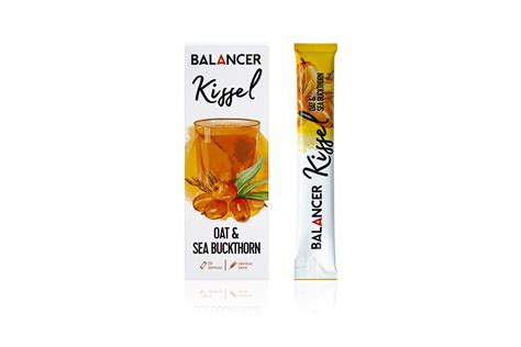 Кисель BALANCER со вкусом «Овсяно-облепиховый», 10 стиков :: Balancer ...