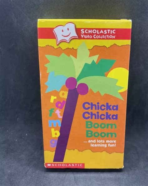 Vintage Chicka Chicka Boom Boom And Lots More Learning Fun Scholastic Vhs Tape £630 Picclick Uk