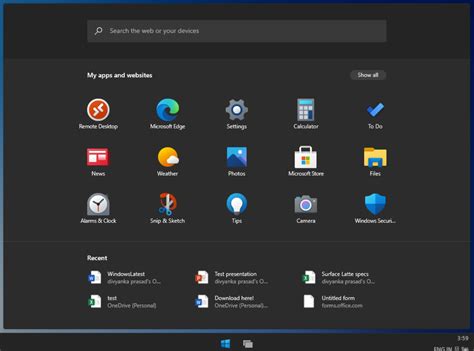 Hands On With Windows 10x New Action Center Start Menu And More