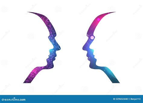 Futuristic Artificial Intelligence And Machine Learning Concept Human Big Data Visualization