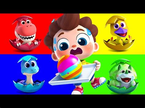 Humpty Dumpty Grocery Store Surprise Eggs Dinosaurs Song Nursery