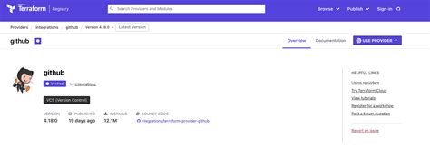 v4 18 1 is not available on the registry · issue 989 · integrations