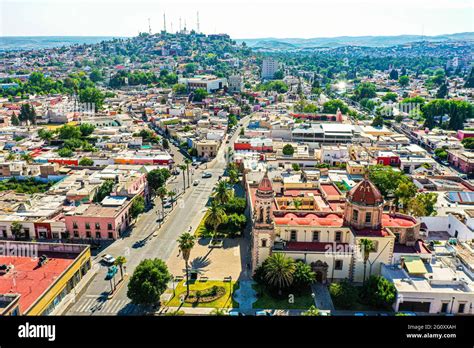 Aerial Landscape Or Aerial View Of The City Of Victoria De Durango In