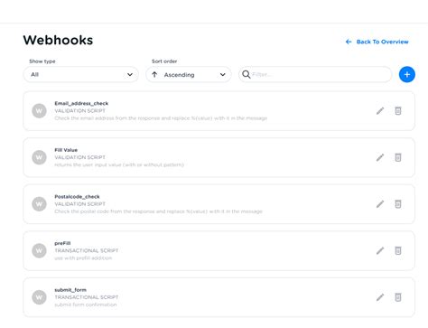 Webhook Configuration