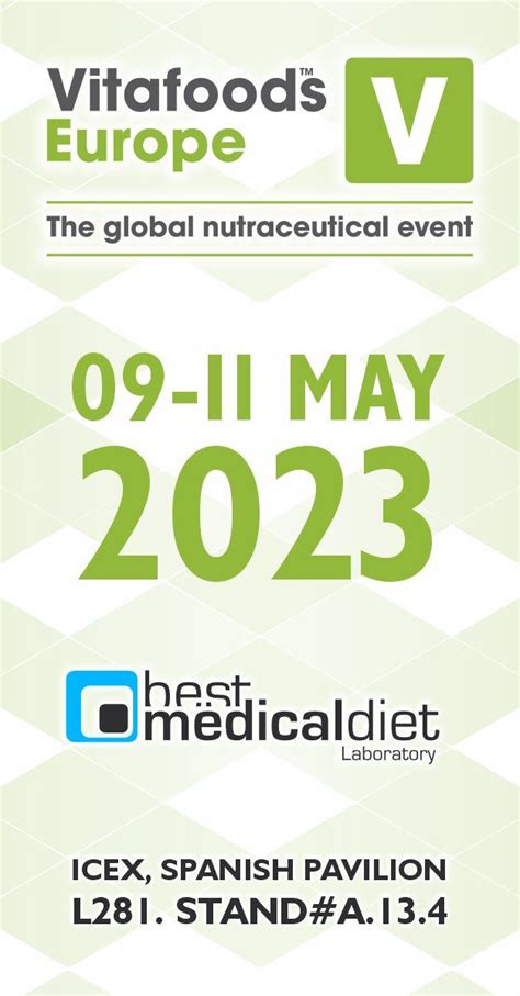 Participaremos En Vitafoods Europe El Principal Evento Internacional