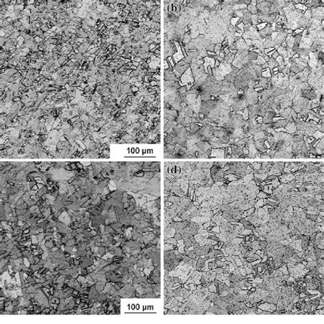 Microstructures Of The Samples After Different Treatments A After