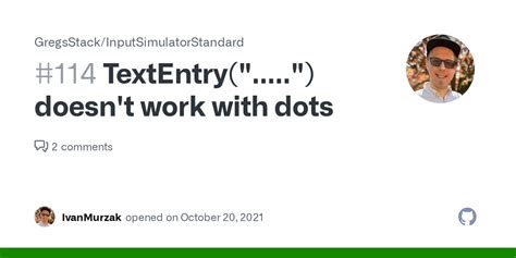 Textentry Doesnt Work With Dots · Issue 114 · Gregsstack