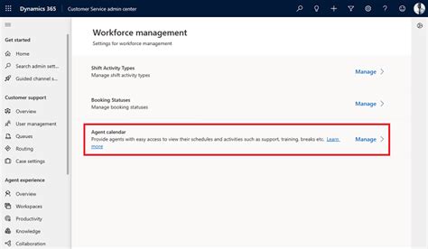 Configure The Agent Calendar View Microsoft Learn