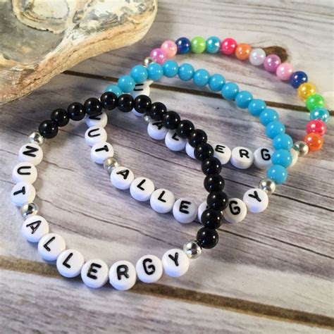 Anaphylaxis Bracelet Etsy